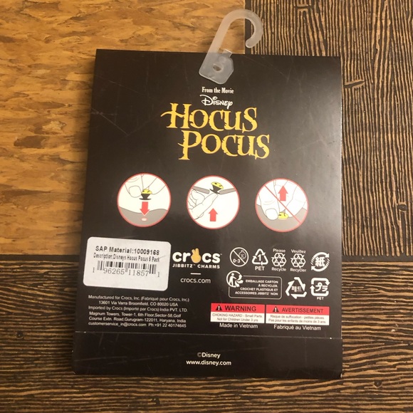 CROCS | Accessories | Crocs Echo Clog Disney Hocus Pocus Jibbitz Charms ...